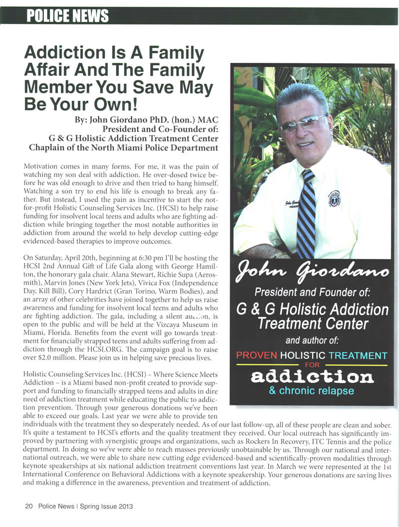 Police News - The Family Affair - John J Giordano
